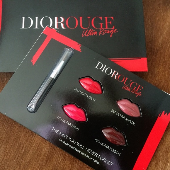 D I O R | Makeup | Dior Rouge Ultra Rouge 4 Shades Sample | Poshmark